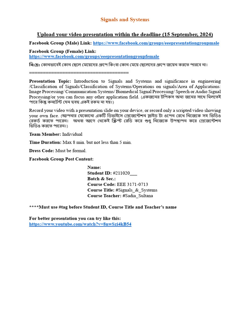 Presentation Details (Sig - & - Sys) | PDF