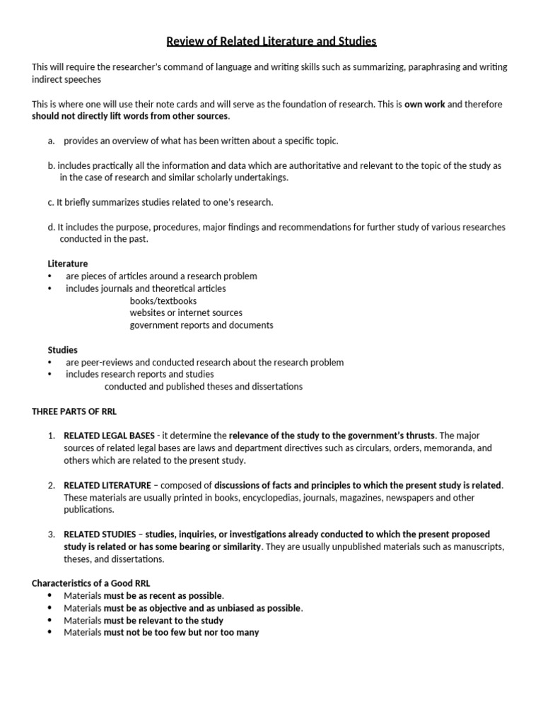 Review of Related Literature and Studies | PDF