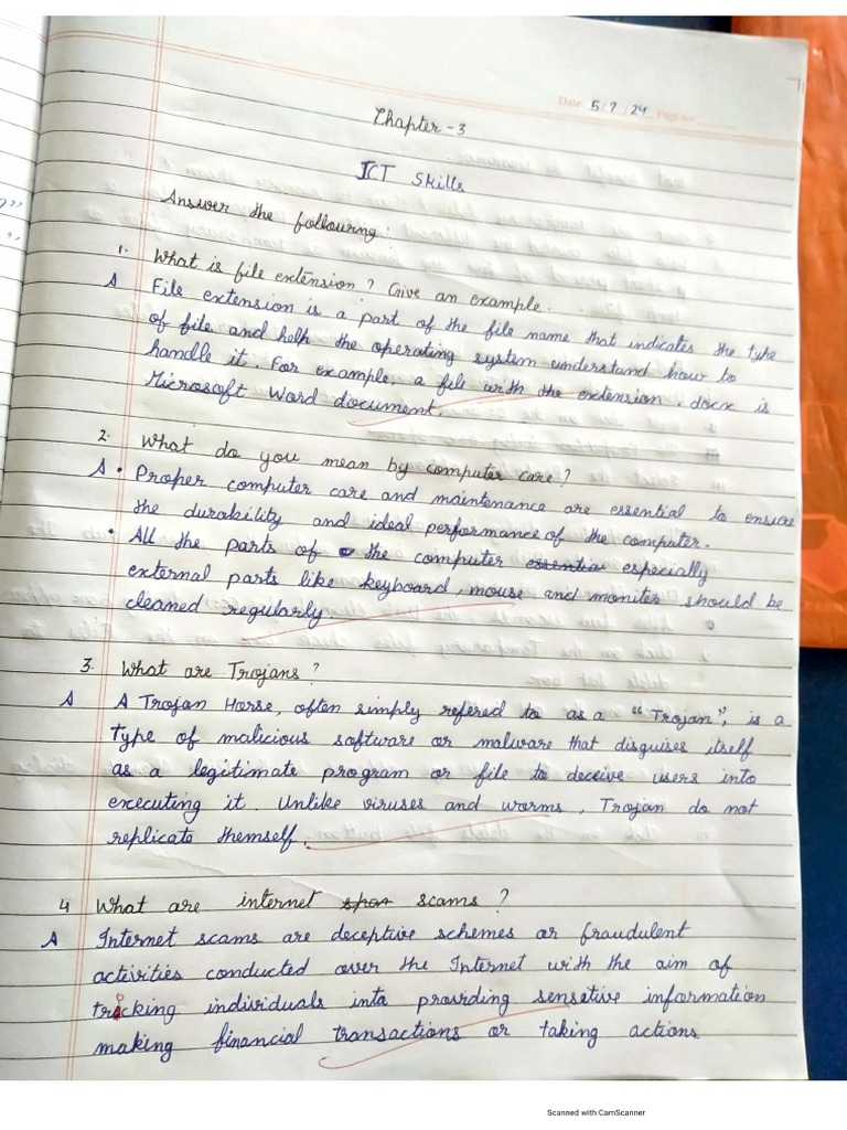 Computer Ch-3 Cl-10th | PDF