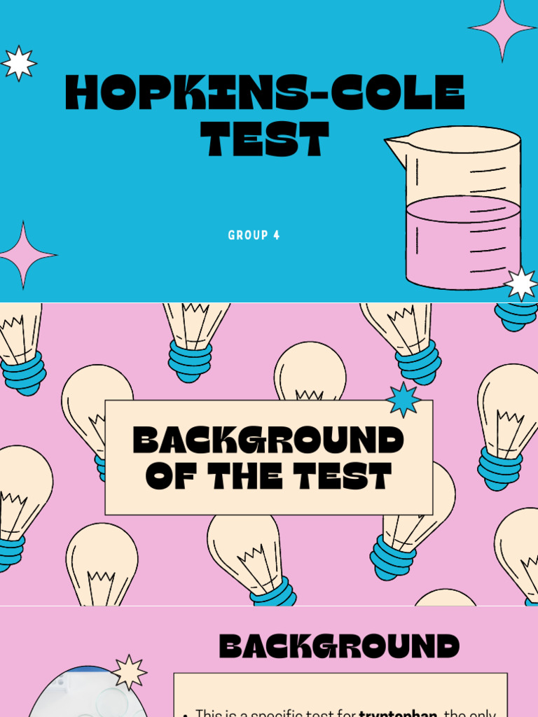 Hopkins Cole Test | PDF