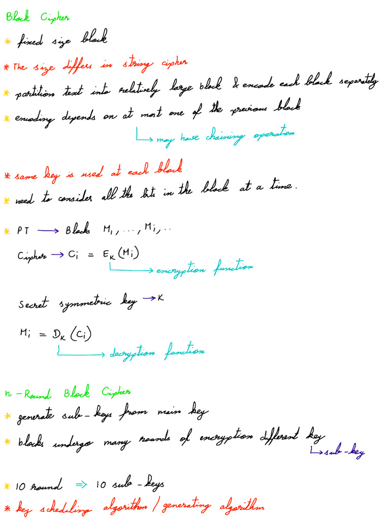 21 07 2023 Block Cipher Pdf