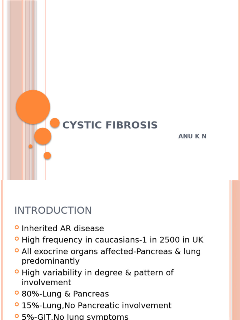Cystic Fibrosis | PDF