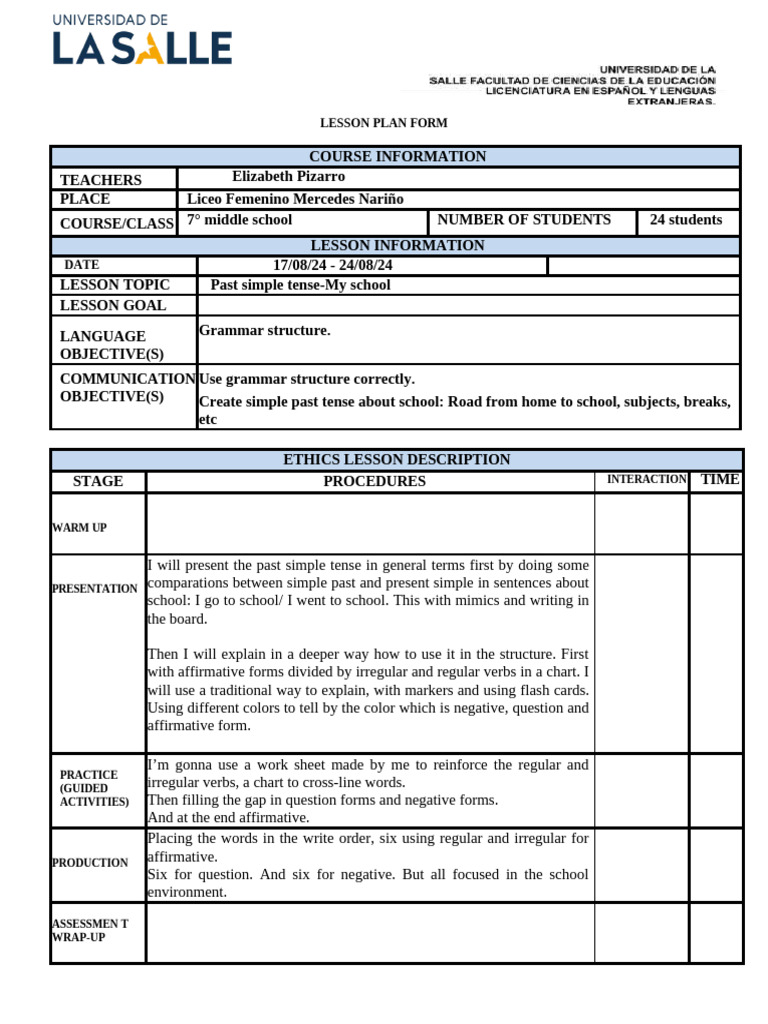 Lesson Plan SESSION 1-2 | PDF