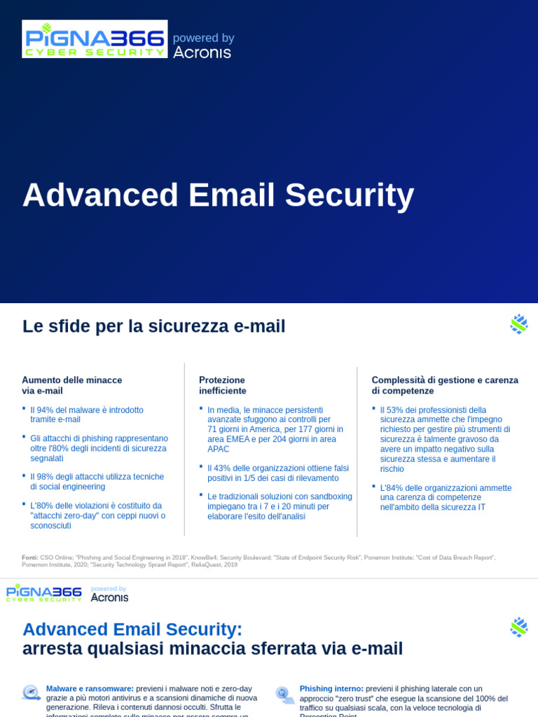 PIGNA366 - Advanced Email Security | PDF