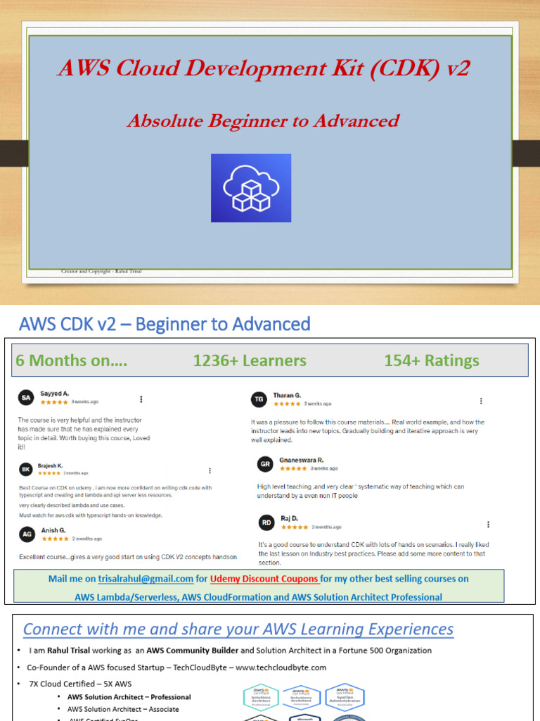 AWS CDK Study Material | PDF