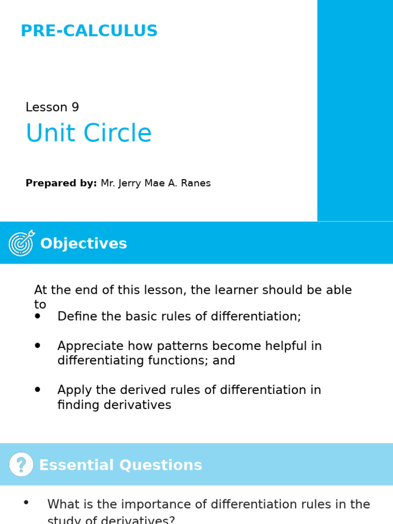 Unit Circle | PDF