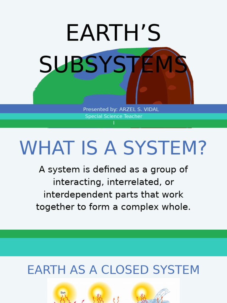Earths Subsystems | PDF