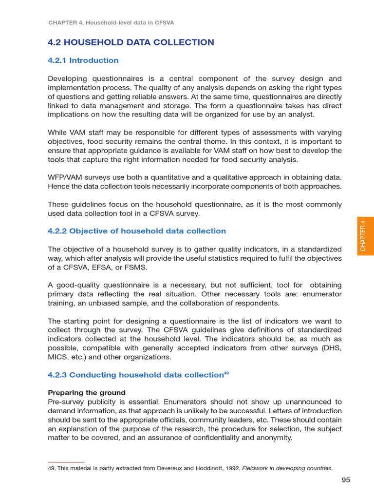 HOUSEHOLD DATA COLLECTION_ | PDF