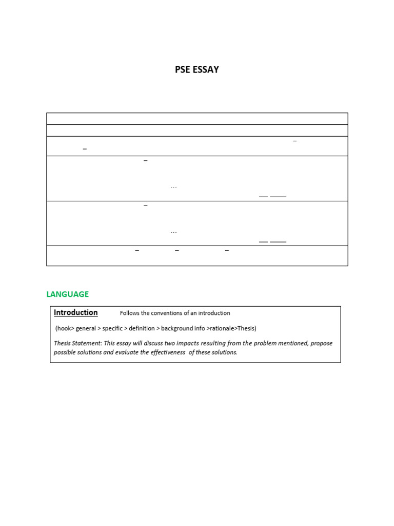 Pse Essay | PDF