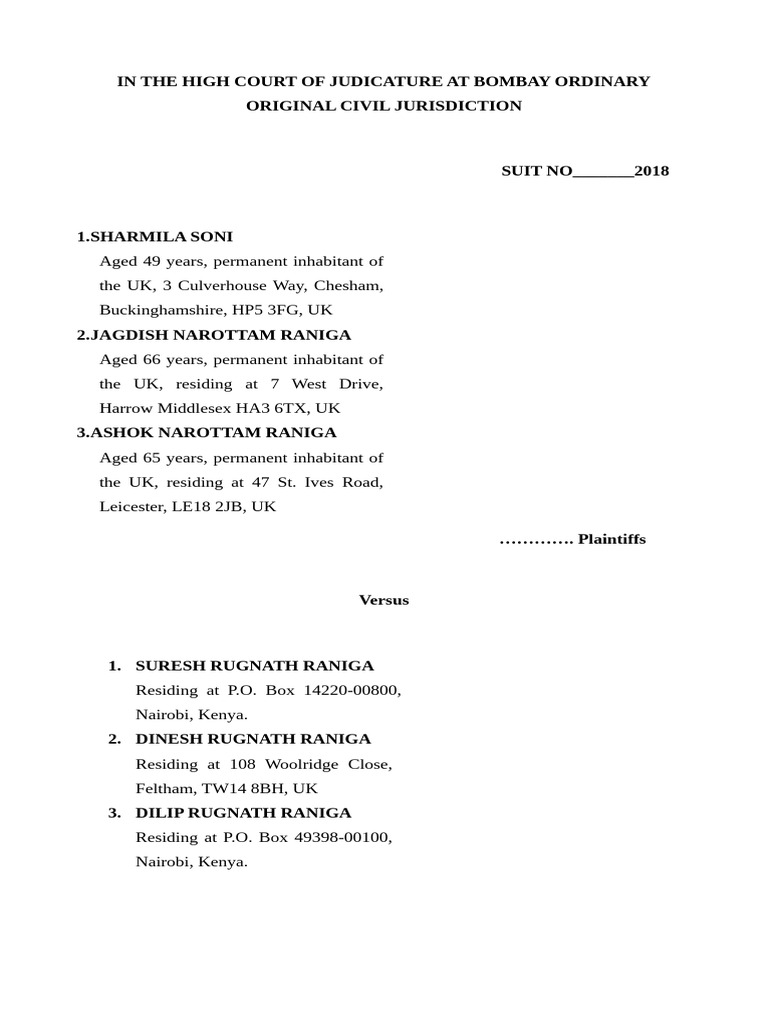 Ex Parte Application | PDF