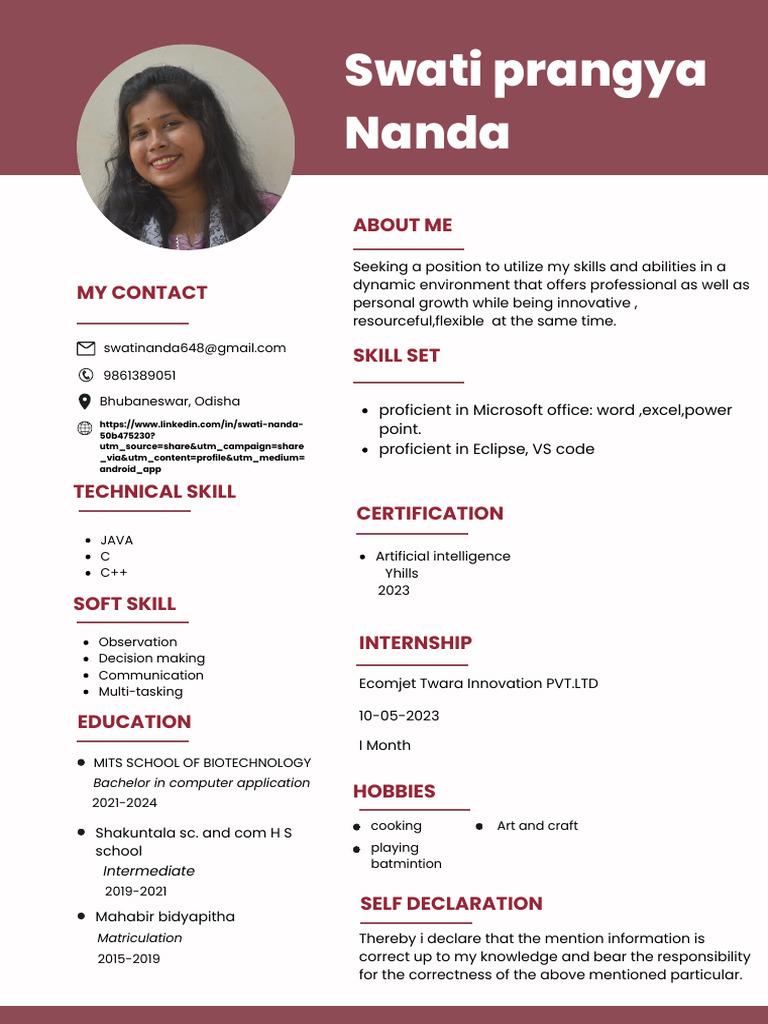 Swati Resume (3) - 1 | PDF