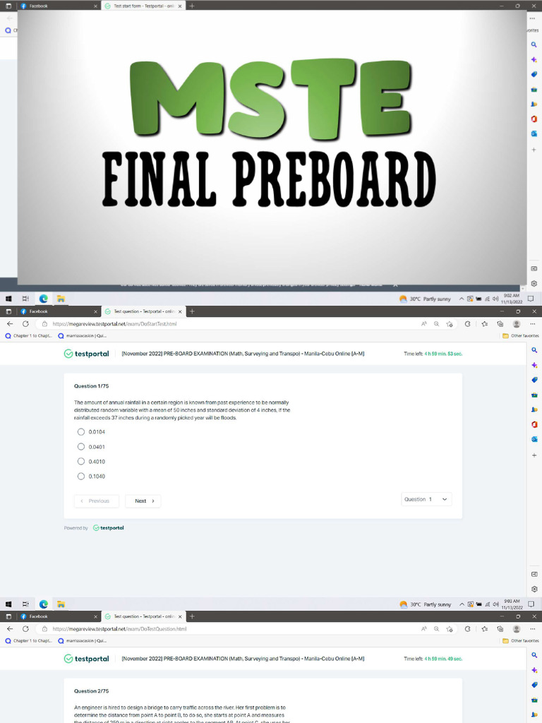 Final Preboard Megareview - Mste Nov 2022 | PDF