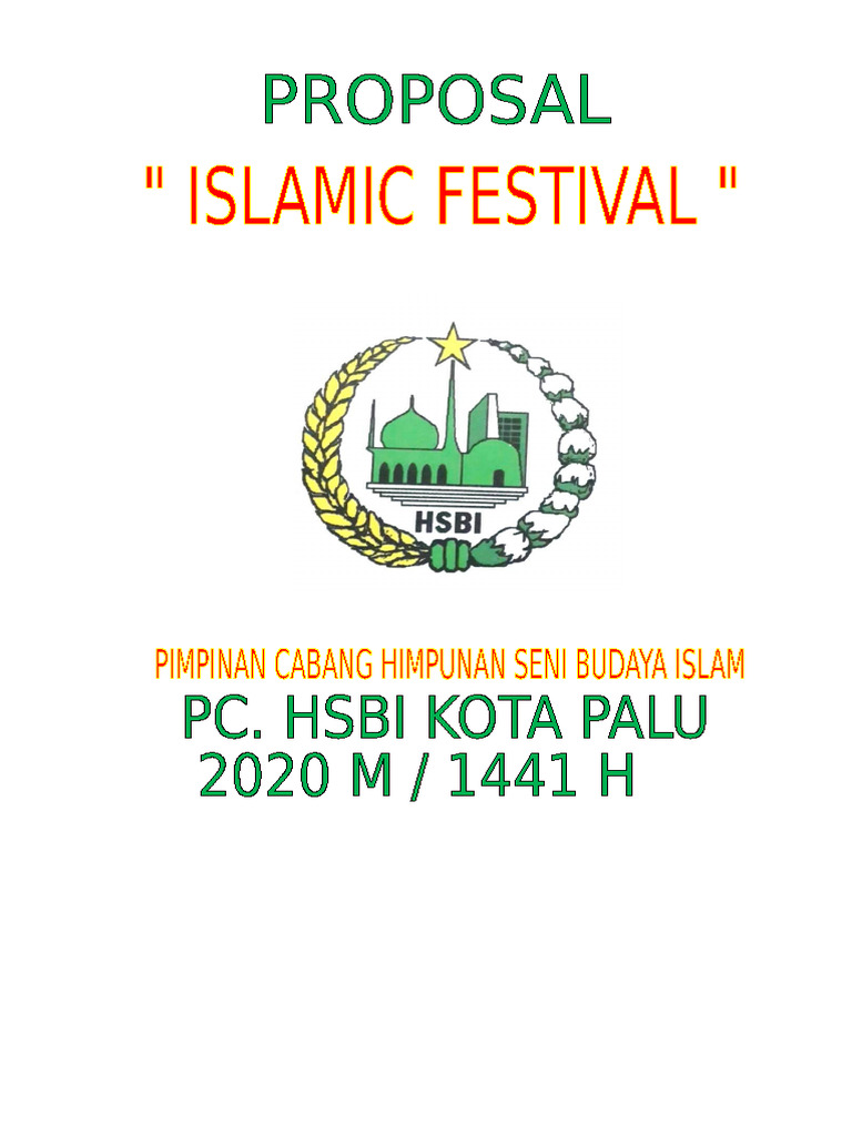 Proposal Islamic Fes | PDF