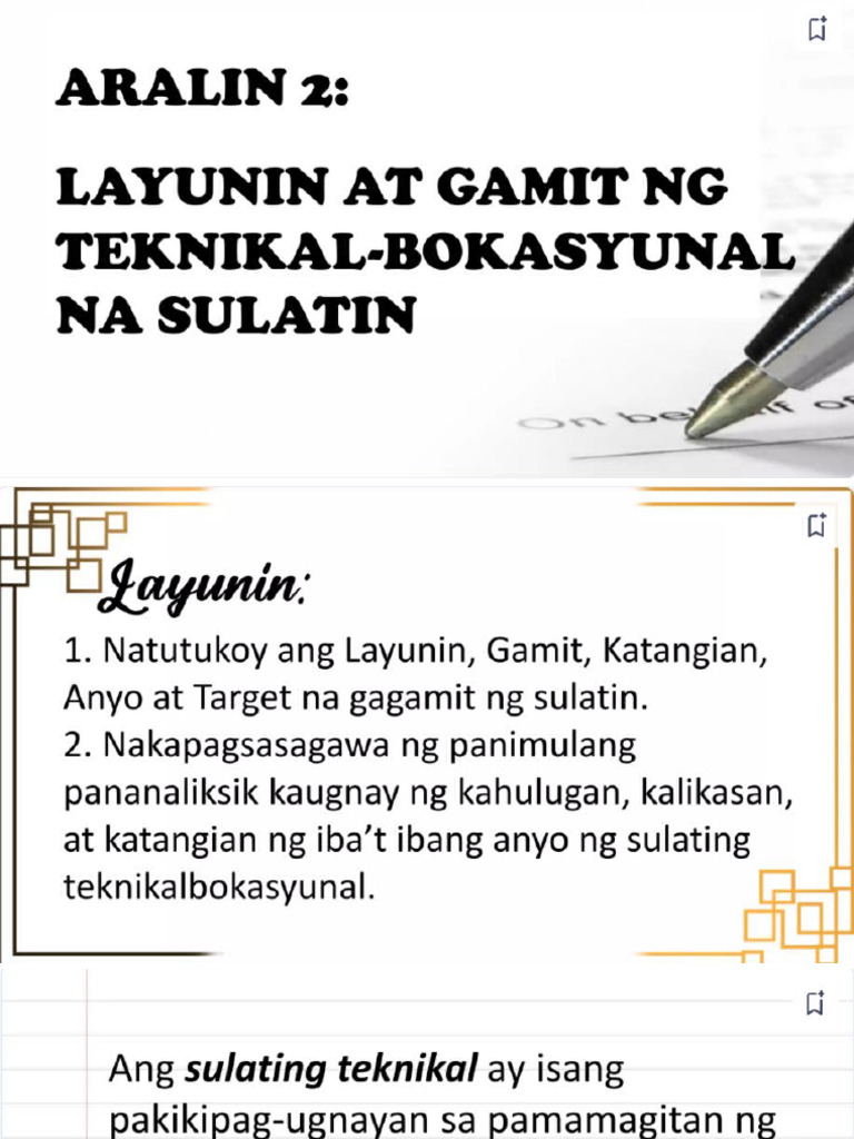 Piling-Larang-11-Aralin-2 | PDF