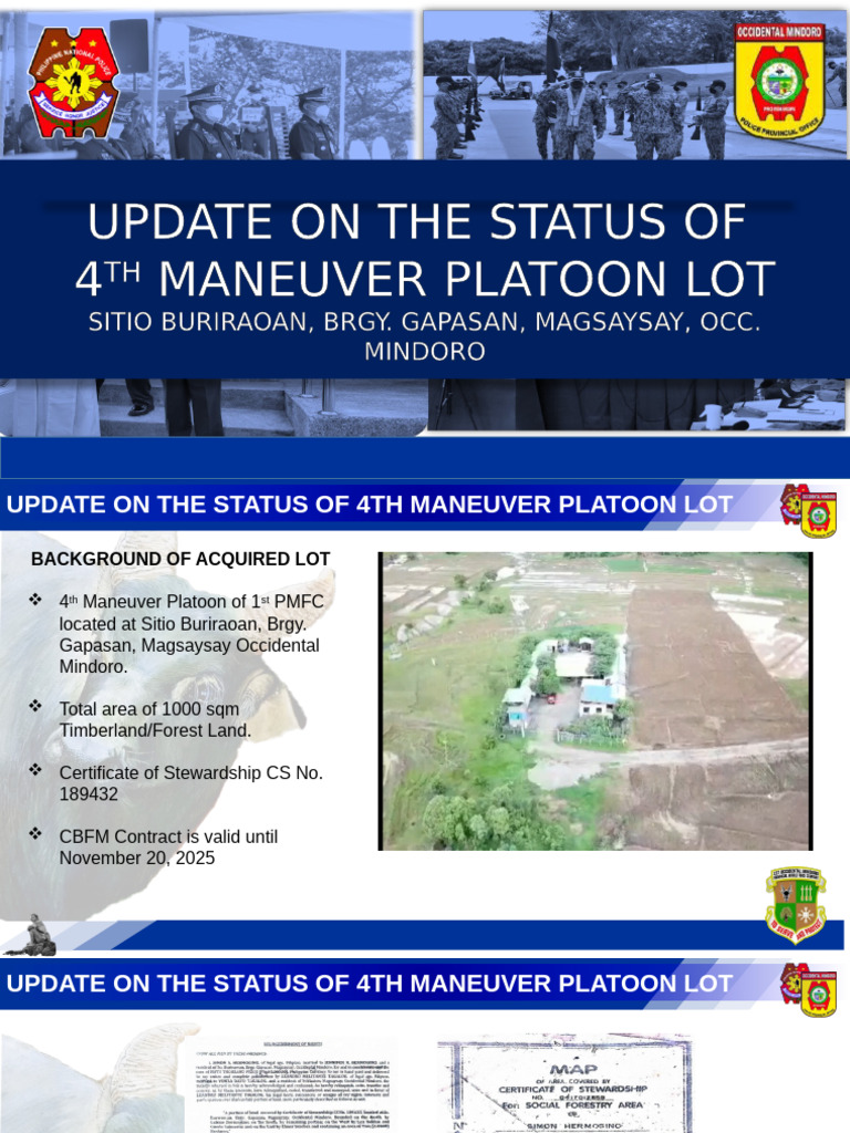 1PMFC PRESENTATION OF PROBLEMATIC LOT GSUP FInal | PDF