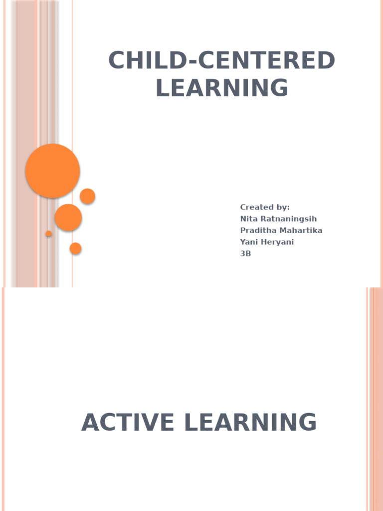 Child-Centered Learning | PDF