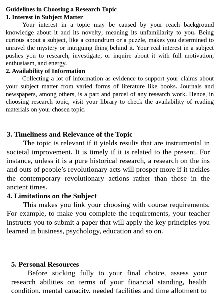Lesson 5 Research Topic | PDF