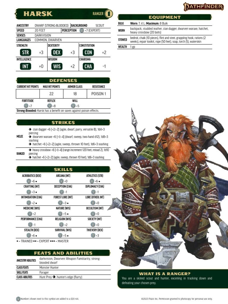 Pregens Harsk Lvl1 | PDF