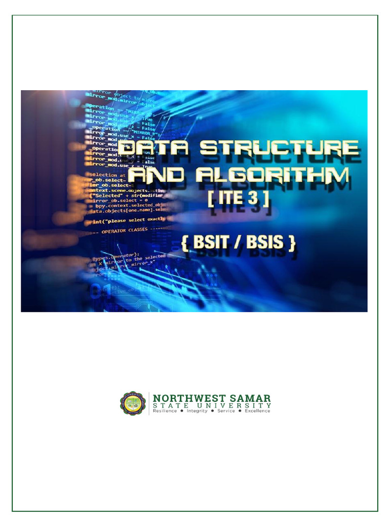 Module 2 Part 1 ITE3 Arrays Data Structure and Algorithm 2.20 - A53313fb920d9 | PDF