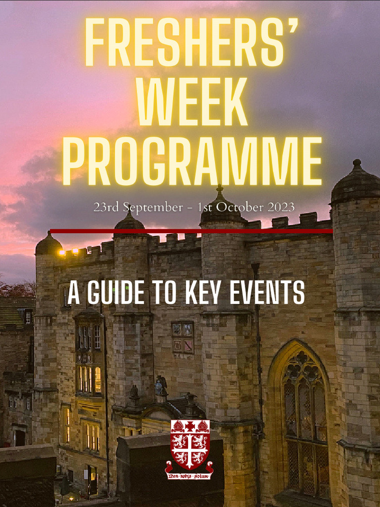 Castle Freshers Programme 2023 (with links) | PDF