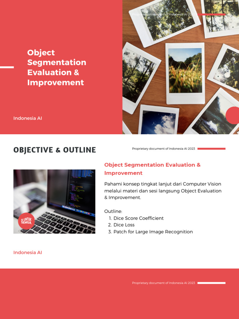 Sesi 8 Object Segmentation Evaluation And Improvement Pdf