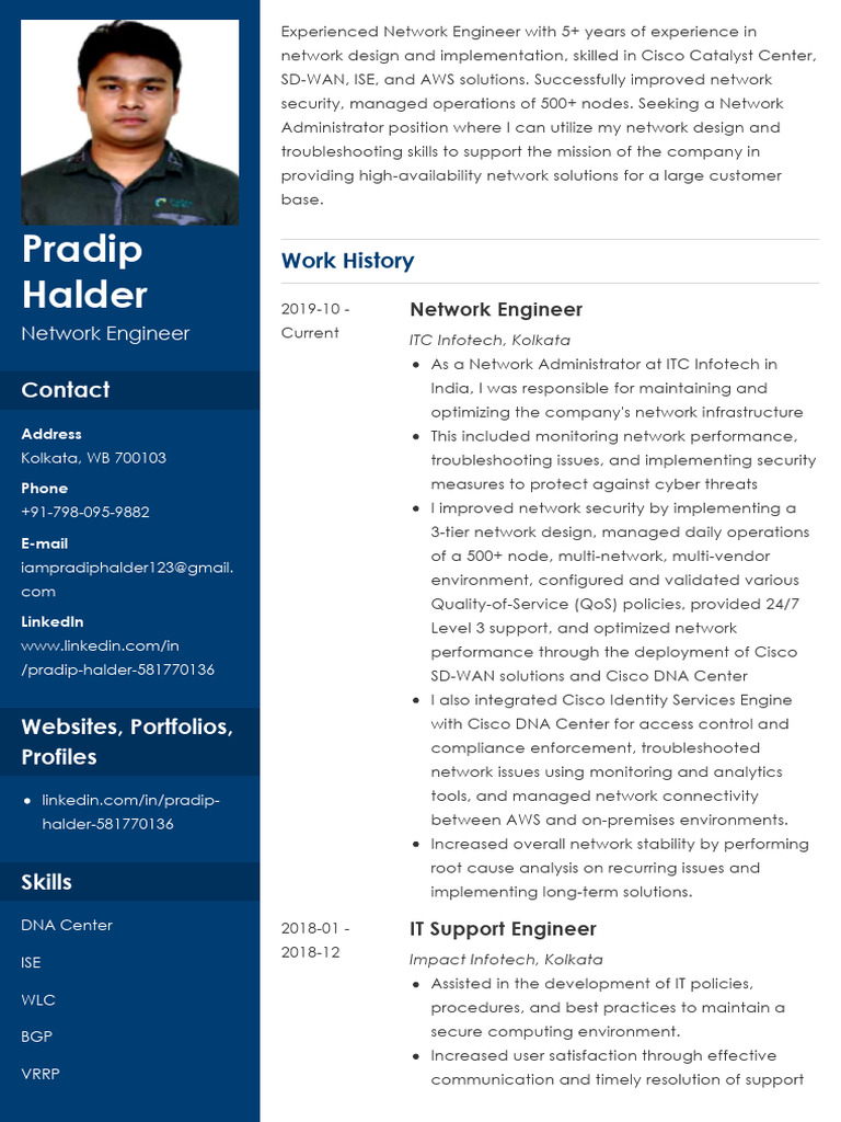 Pradip Halder Resume | PDF