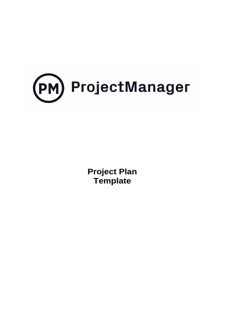 Project Plan Template | PDF