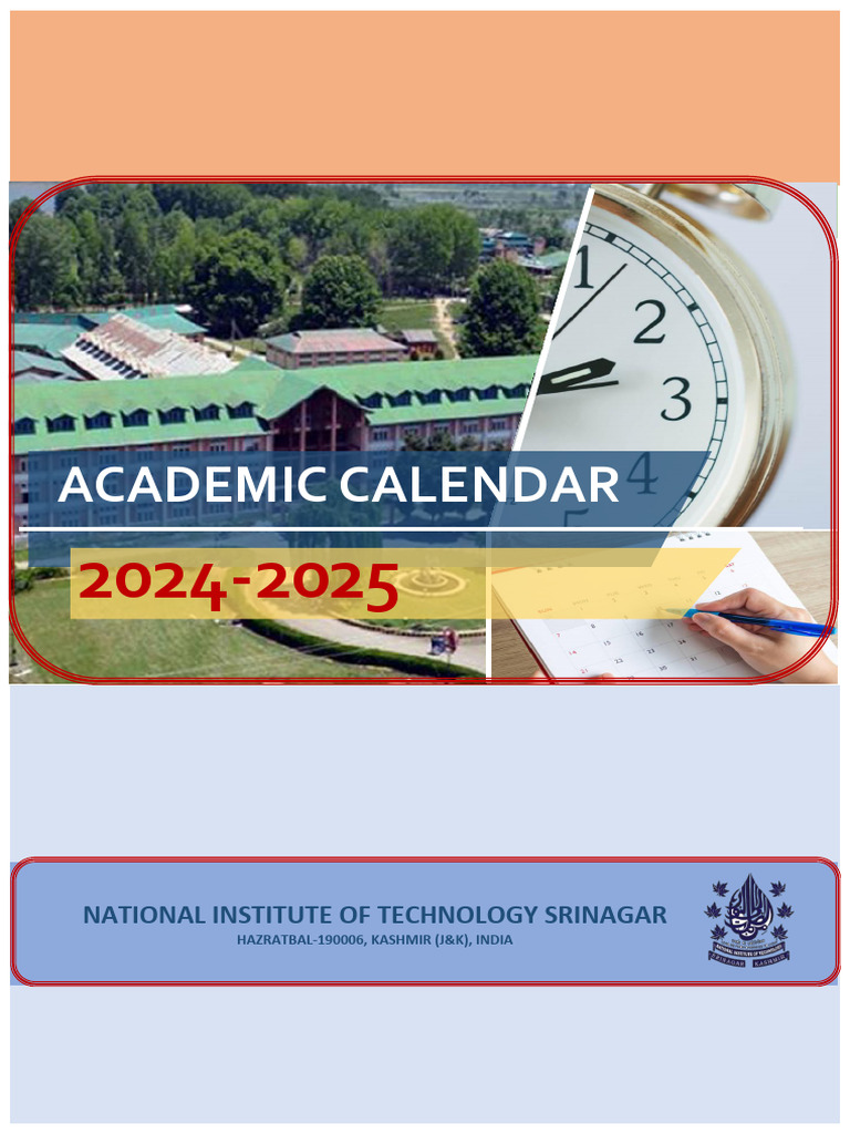 Academic Calender 2024-2025 | PDF | Academic Term | Academia