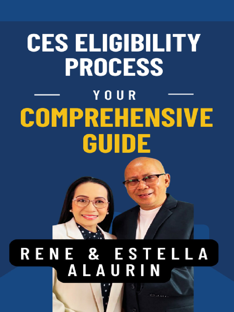 Ces Eligibility Process Comprehensive Guide | PDF