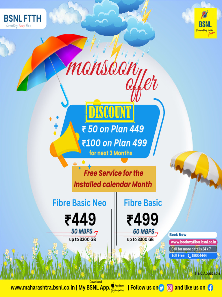 FTTH Monsoon Offer | PDF