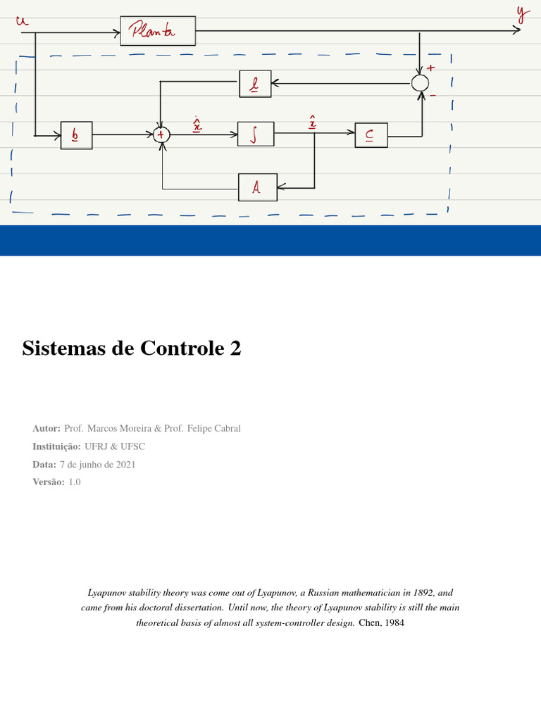 Apostila Marcos Controle 2 | PDF