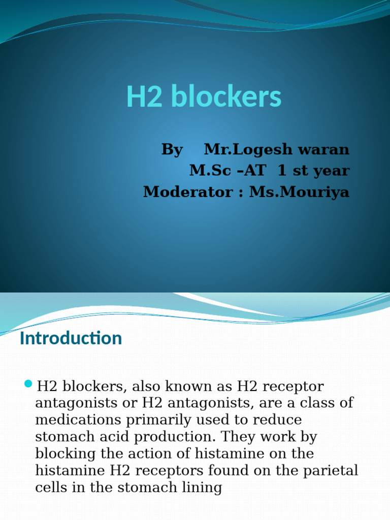 H2 Blockers | PDF