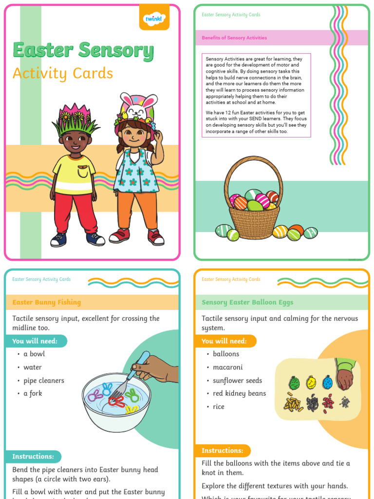 T S 1677062696 Ot Easter Sensory Activity Cards - Ver - 1 | PDF
