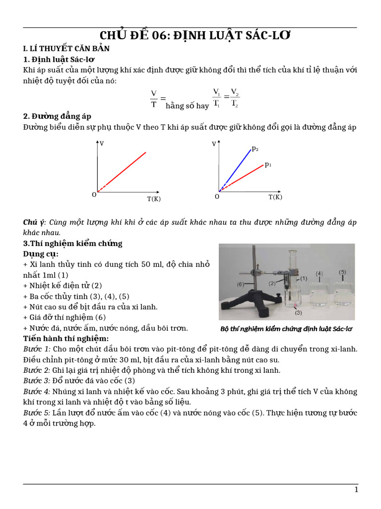 2.HS ĐỊNH LUẬT SÁC LƠ | PDF