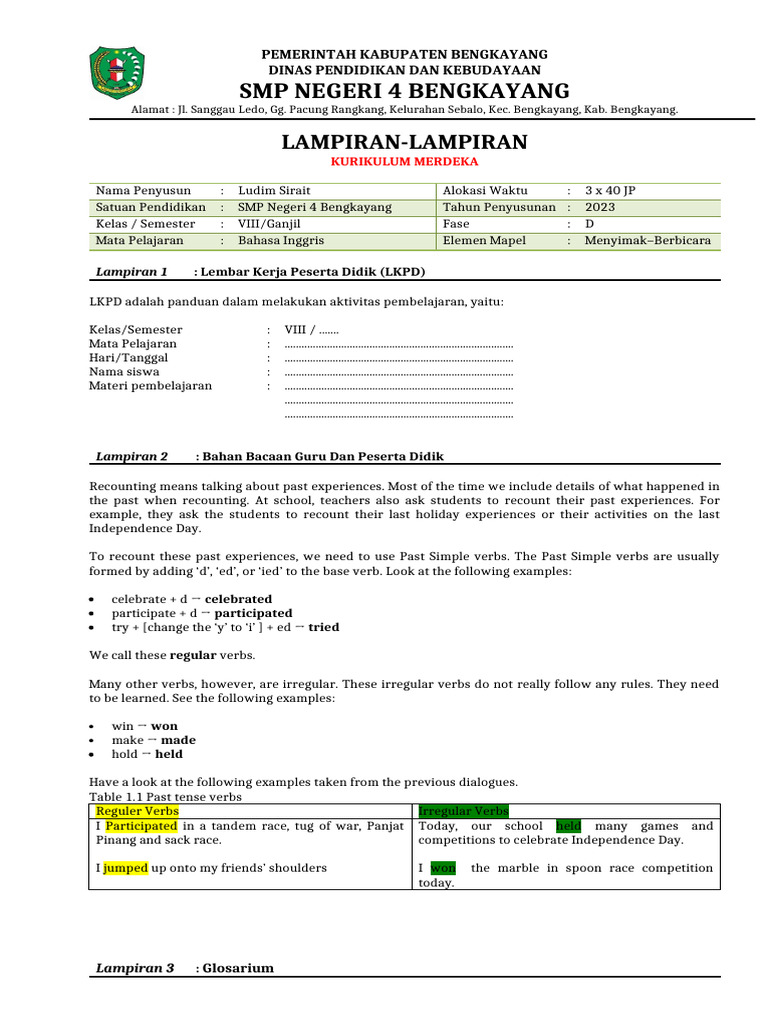 Lampiran | PDF