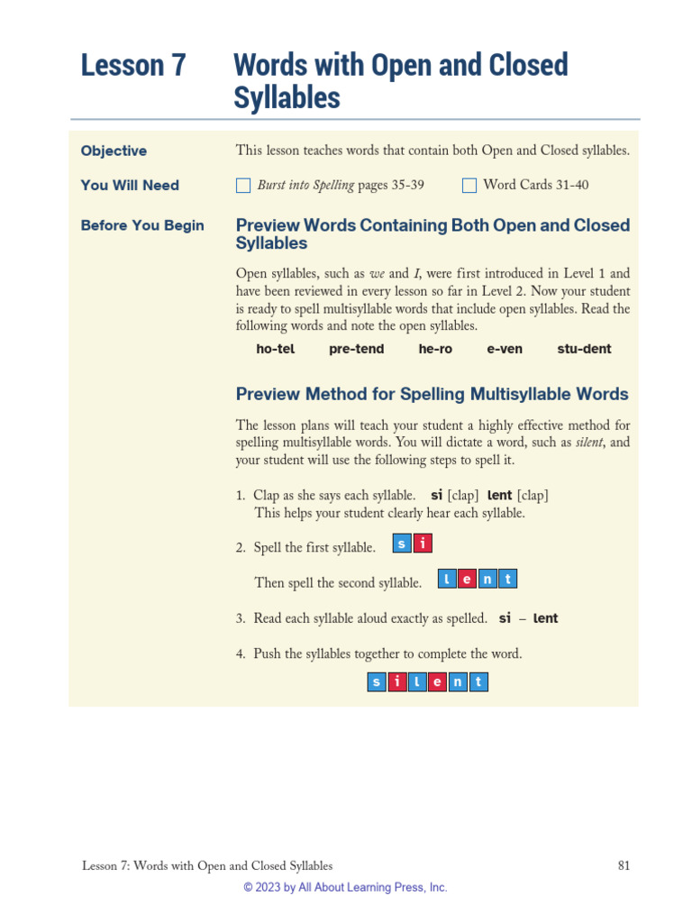 Aas L2 TM Lesson 07 | PDF