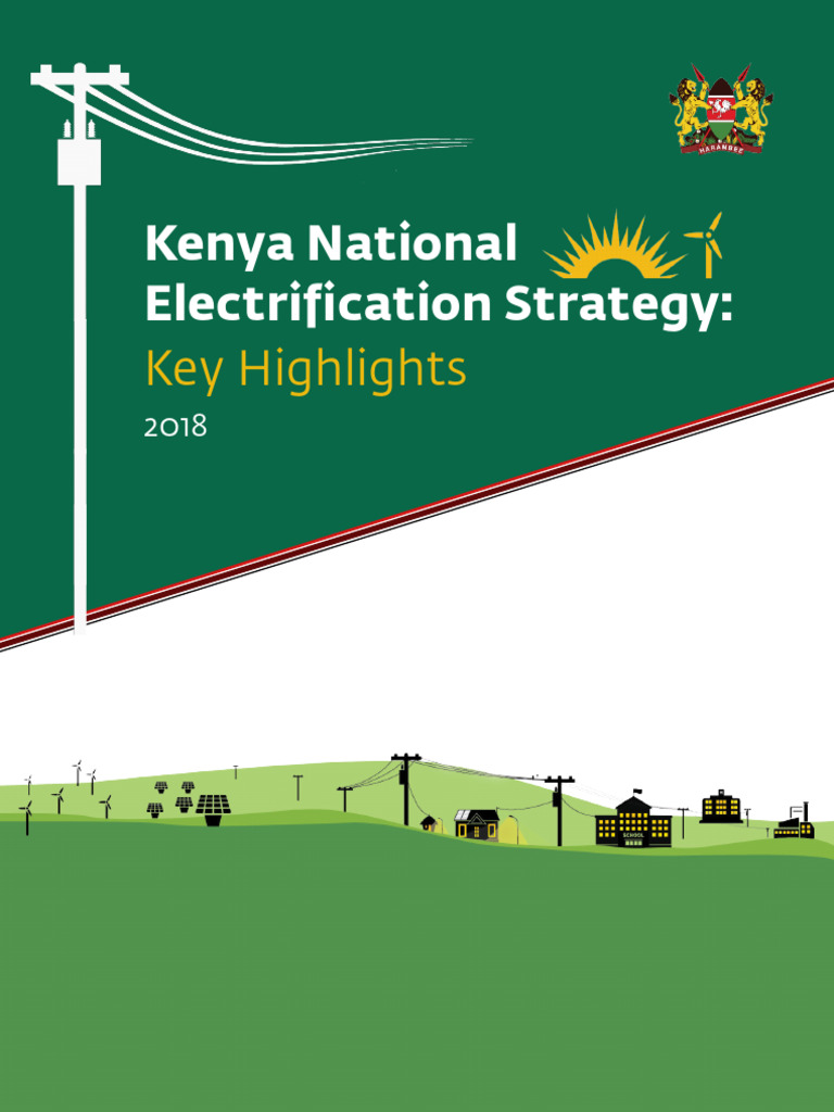 Kenya National Electrification Strategy KNESKey Highlights 2018 | PDF