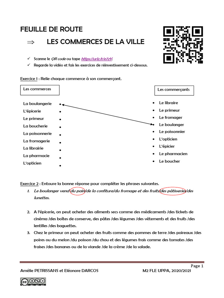 Exercices Commerces | PDF