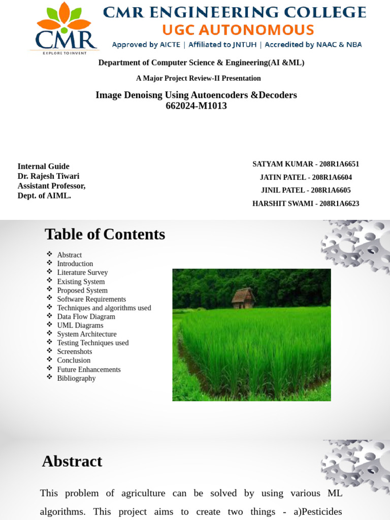 Major Project Review-Ii Sample PPT 2023-24 | PDF