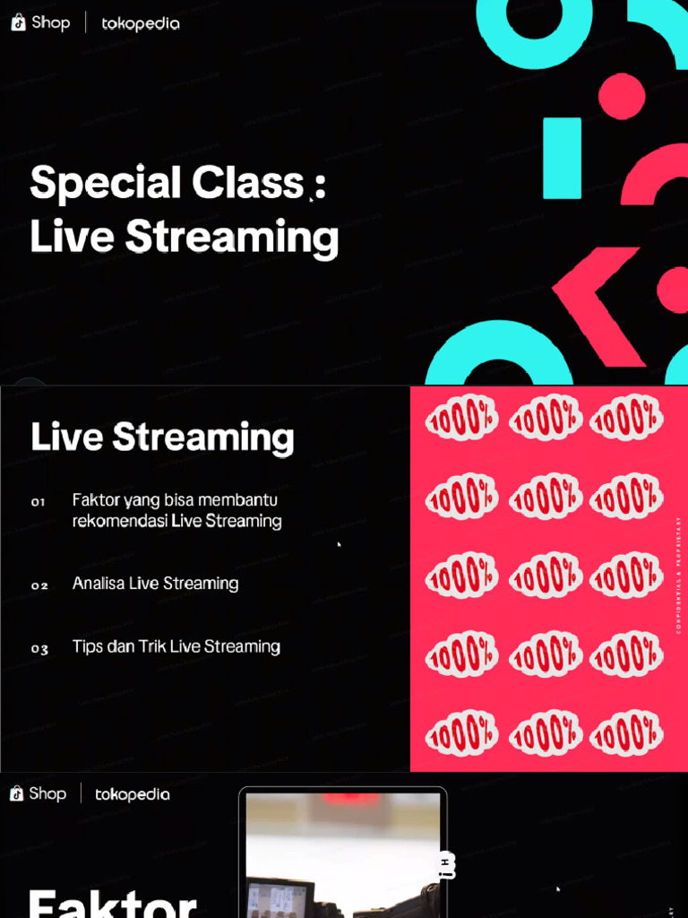 Tiktok Special Class Live Streaming | PDF