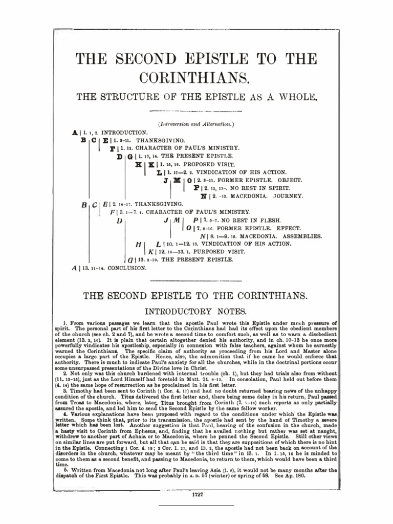 47 - 2 Corinthians - The Companion Bible | PDF