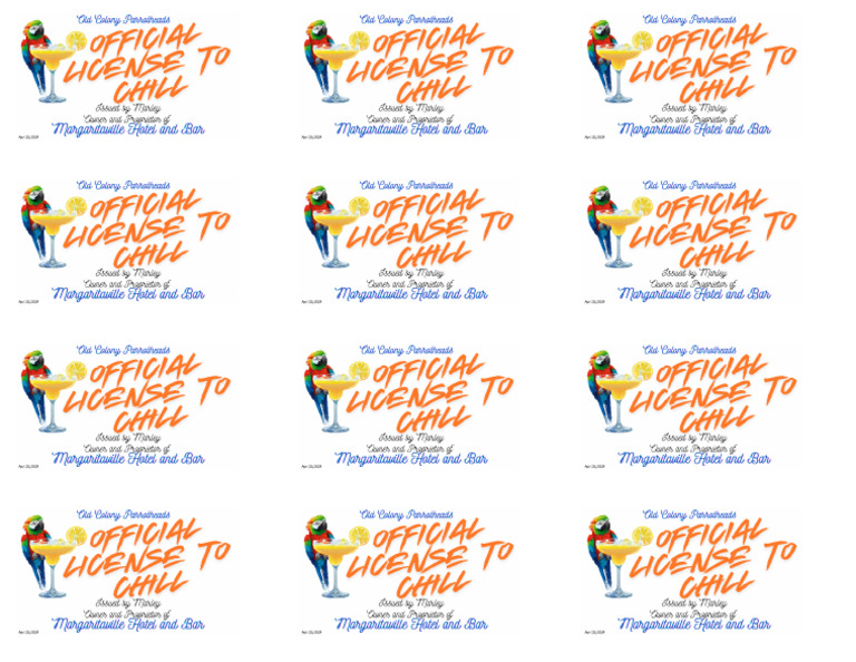 License To Chill | PDF