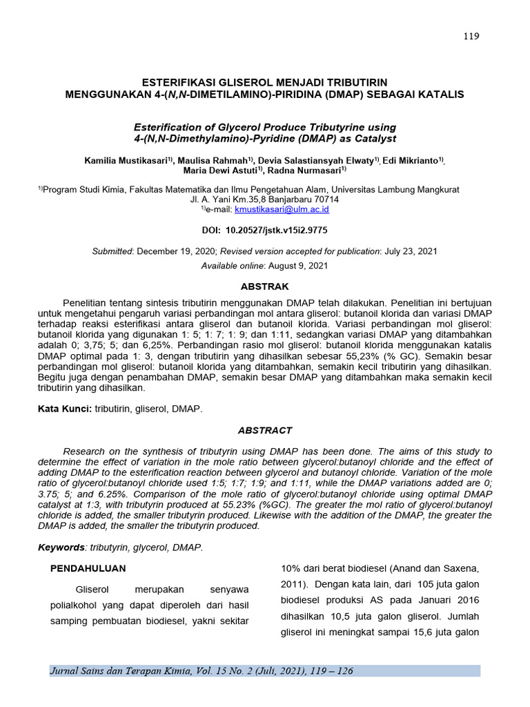 Jurnal Asam Karboksilat | PDF