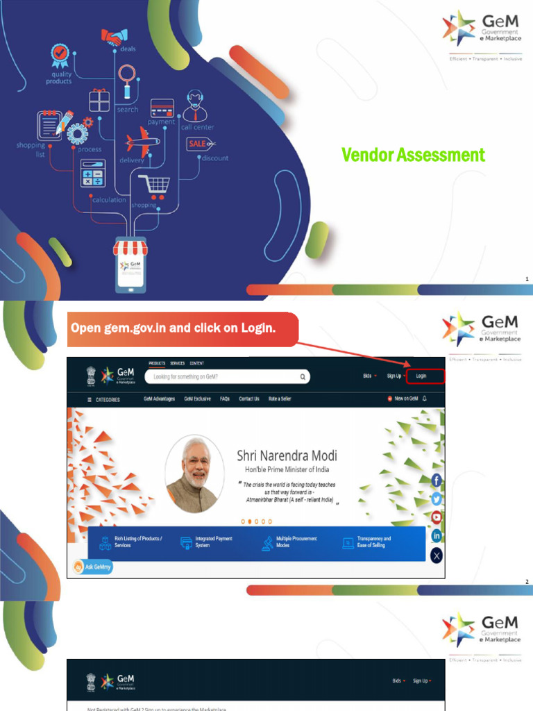 Vendor Assessment GeM | PDF
