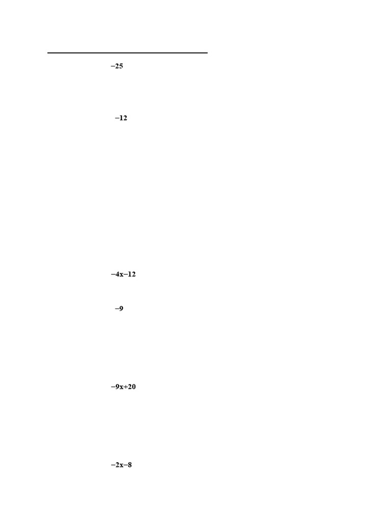 Cambridge Class 9 Homework Sums | PDF