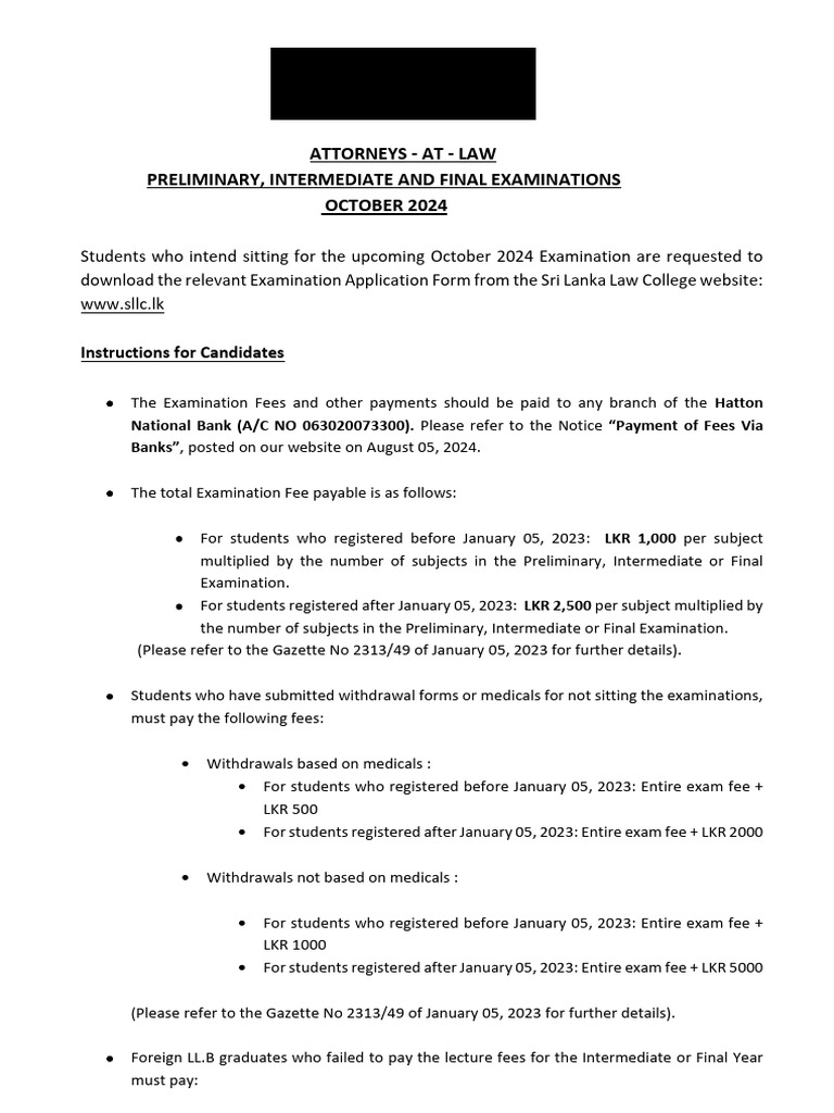 New Notice For Application | PDF
