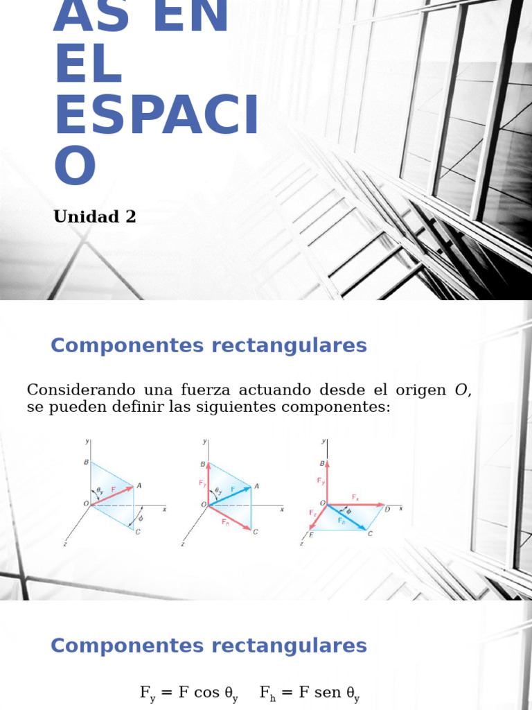 Fuerzas en El Espacio | PDF
