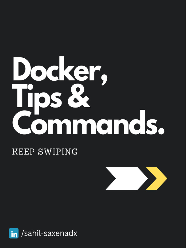 Docker Tips | PDF