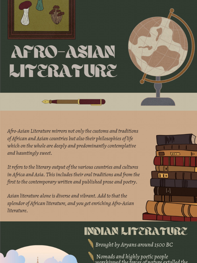EL 114 Overview of Afro-Asian Literature | PDF