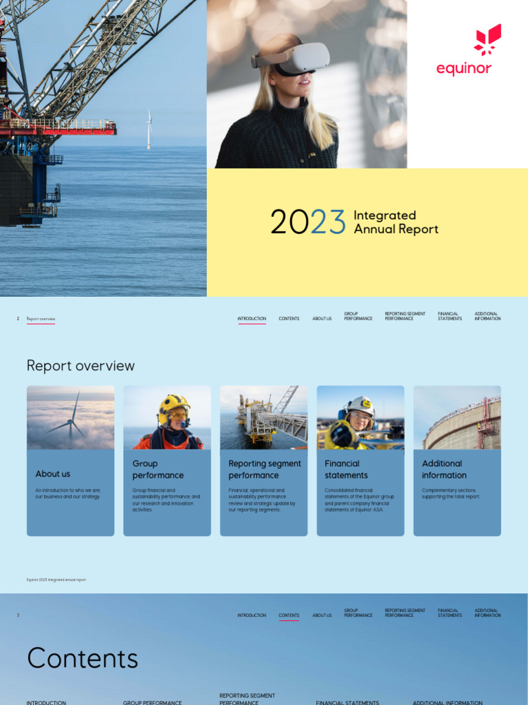 2023 Annual Report Equinor | PDF